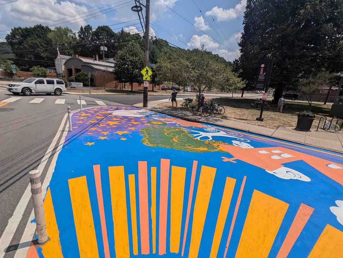 Photo Gallery: Newly Completed Woods Run Traffic Calming Street Mural ...